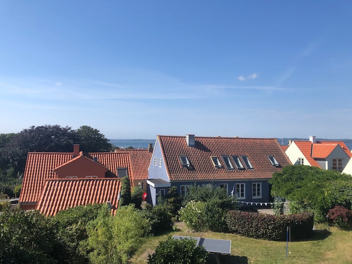 Stort Skønt Byhus Med Have, Bålplads Og Badekar - Ebeltoft