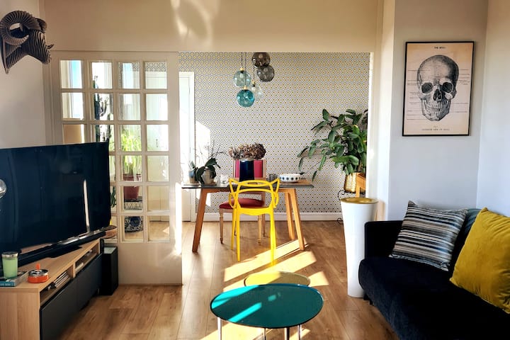 Très Bel Appartement Déco Style Année 70 Avec Vue. - Toulouse