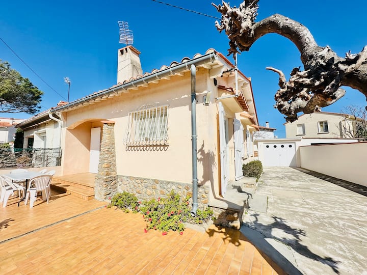 Canet Maison 2 Chambres Wifi, Parking, Bbq, Jardin - Saint-Cyprien