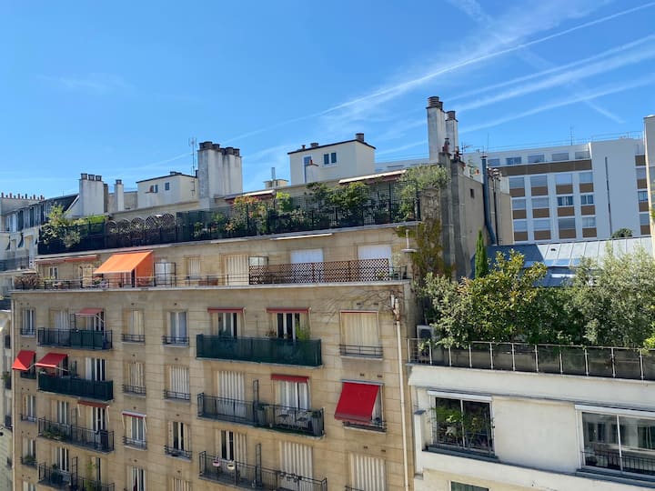 Studio Rénové Paris 16e, Métro Jasmin, Tout éQuipé - Párizs