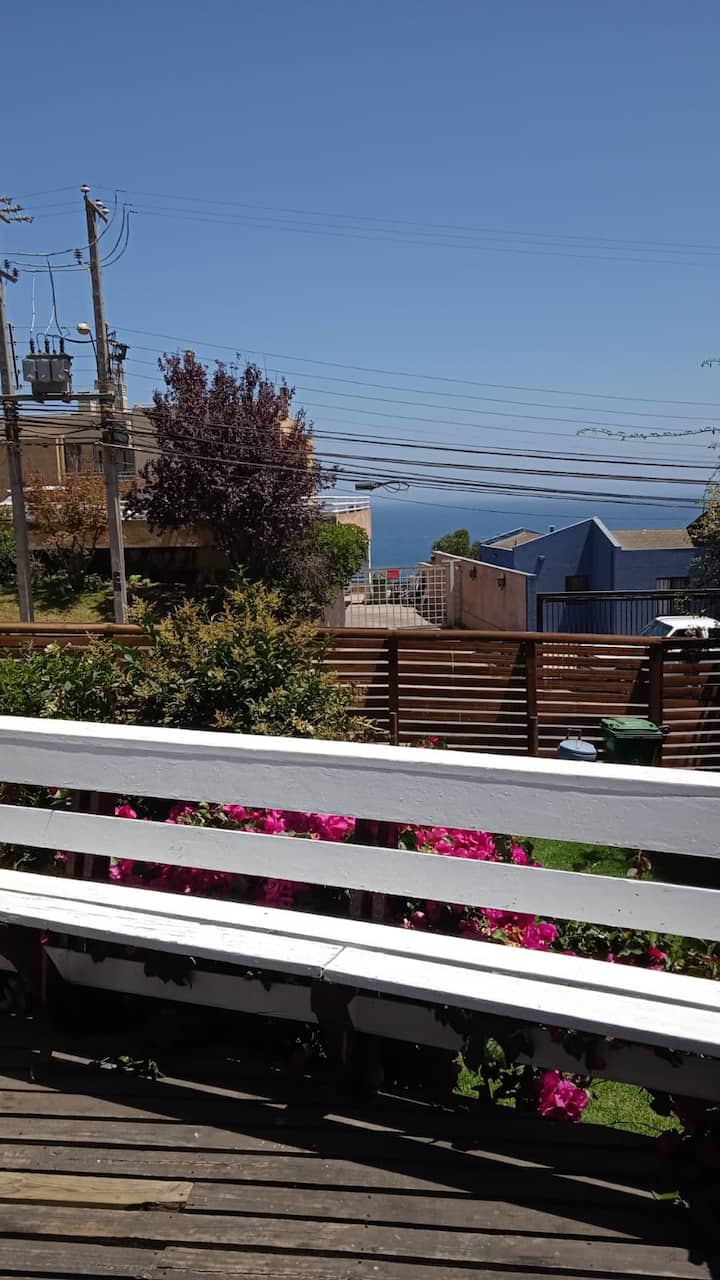Cómoda Casa En Concón Con Vista Al Mar - Concón