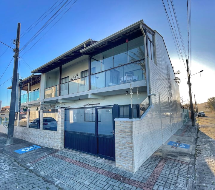 Casa Frente P/o Mar Com Piscina - Navegantes
