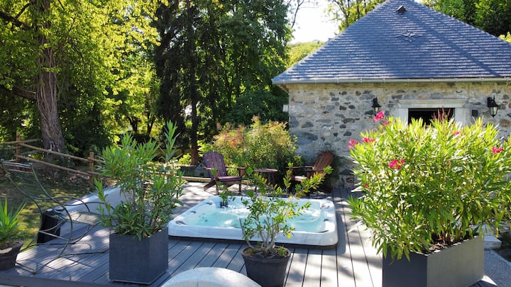 Grange Rénovée/lodge*accès Piscine Et Spa*parking - Argelès-Gazost