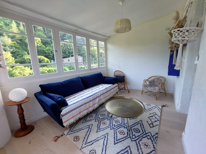 Charmante Maison Cévenole Avec Cheminée & Rivière - Saint-Jean-du-Gard