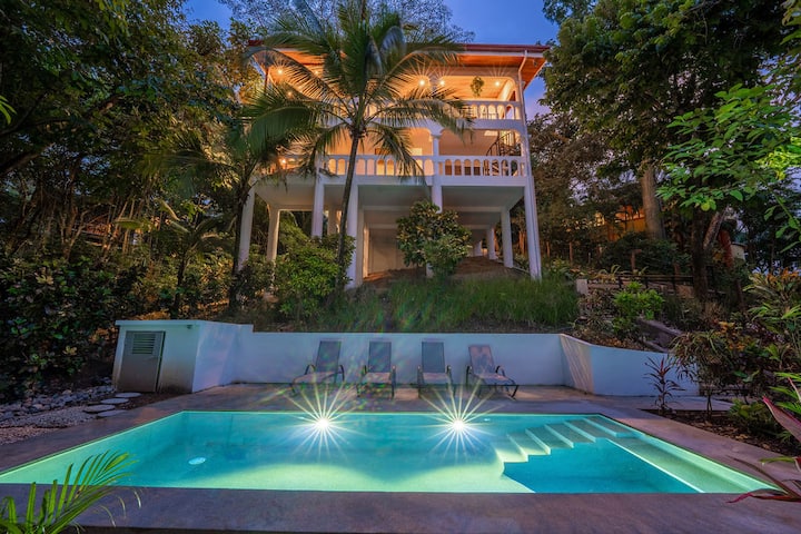 Casa Corriente Jungle & Ocean View In Pelada Beach - Nosara