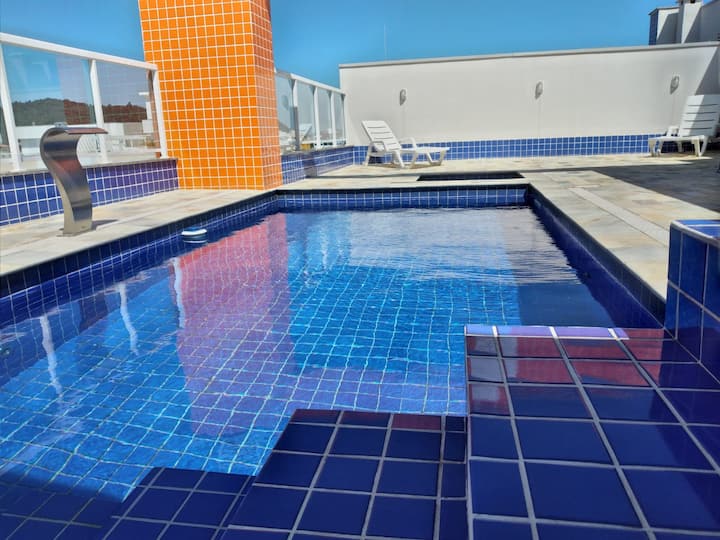 Apartamento Novo Com Piscina No Itaguá - Ubatuba