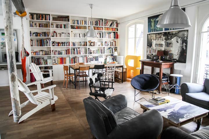 Great Montmartre 4br Loft Style Apartment - Paris