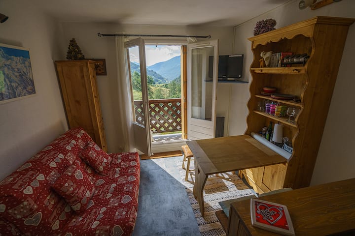 Coquet Studio Belle Vue Hiver La Foux D'allos - Allos