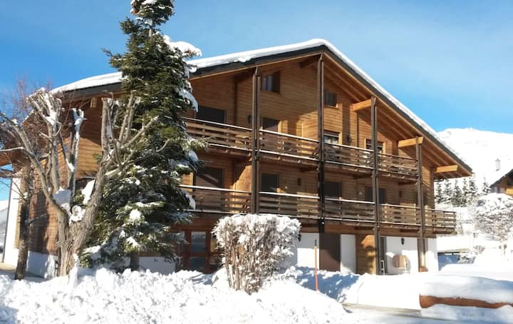 Cosy Apt à Crans Proche Ski De Fond Et Espace Kids - Anzère