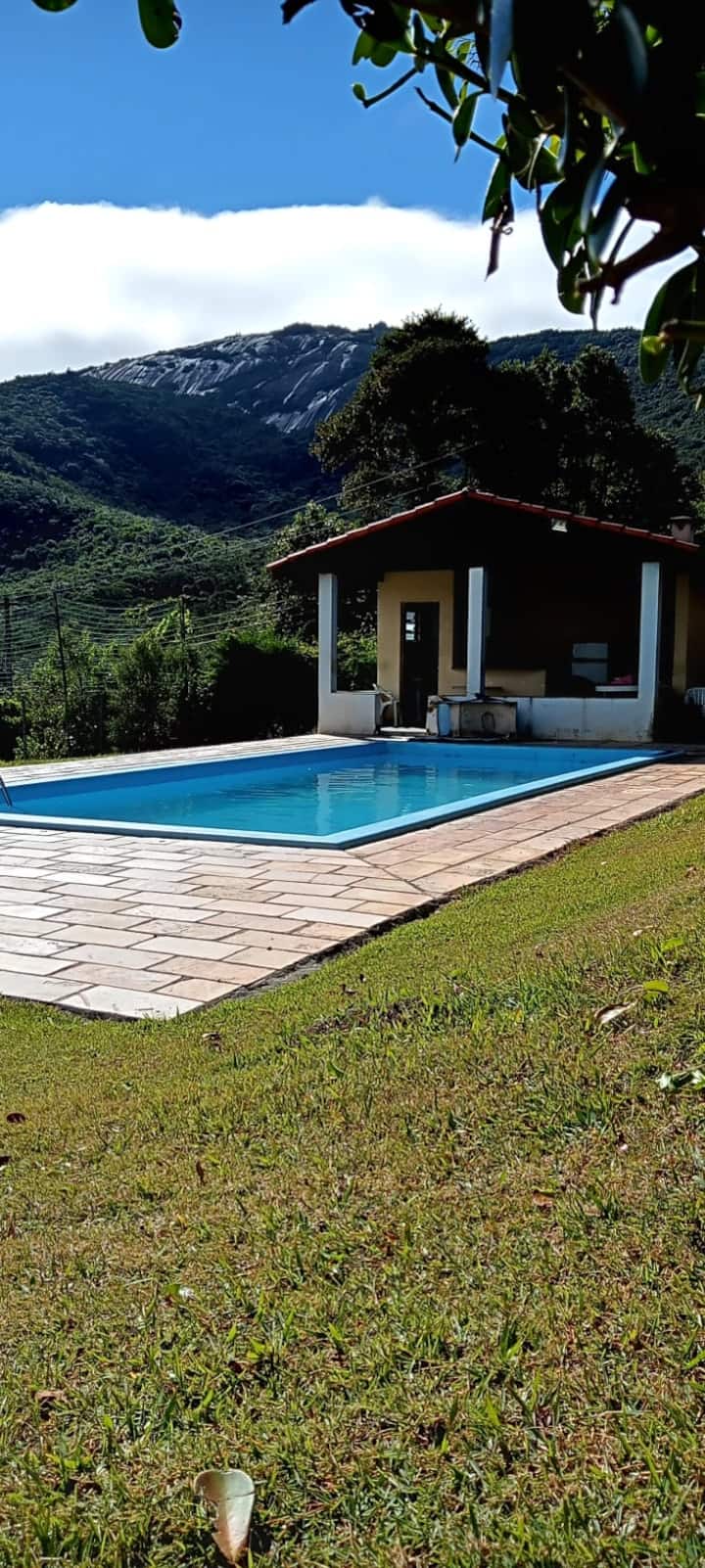 Casa De Campo Com Agradavel Piscina Em Atibaia - Atibaia
