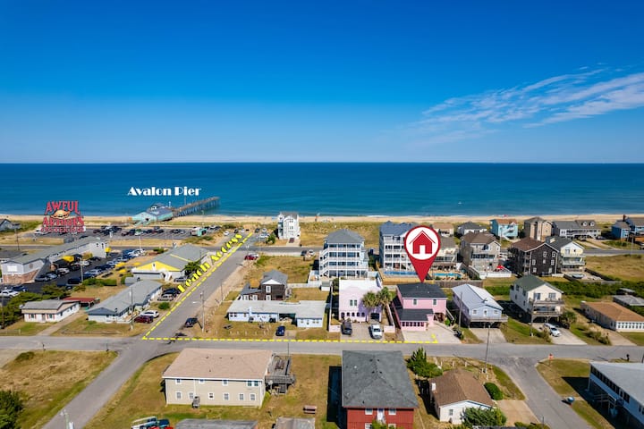 Avalon Sunshine Og! New! Walk To Ocean, Pier! - Kill Devil Hills, NC