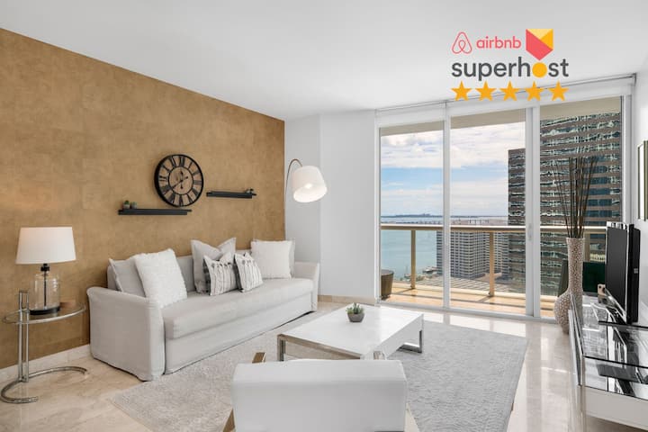 Prime Ocean View 2br/1ba | Icon Brickell - Miami, FL
