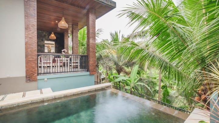Cozy 2br Ricefield View 10mins To Ubud Center - Ubud