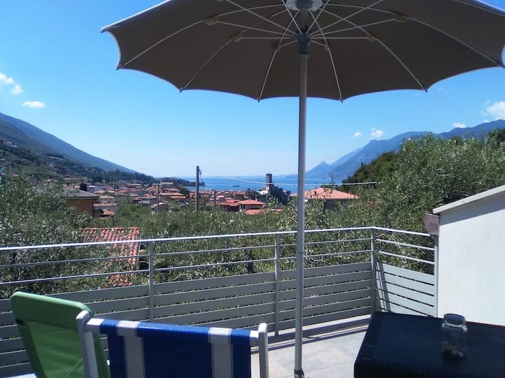 Studio-monolocale Terrasse Seeblick Panoramica - Monte Baldo