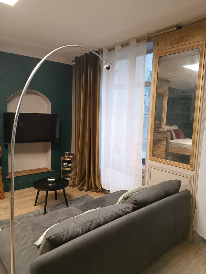 Le Bon'appart - Classé 4étoiles - Cour - Wimereux