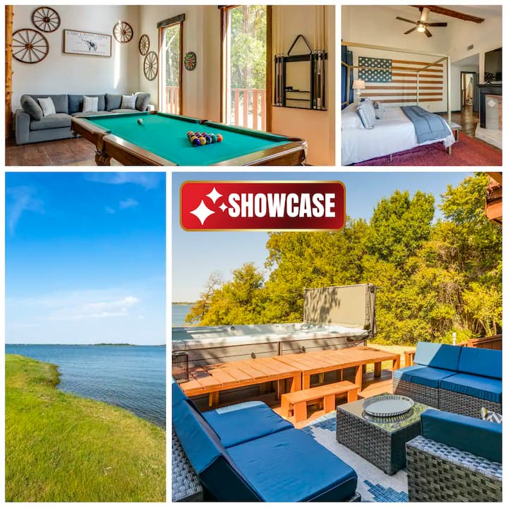 Lakefront Estate Two Houses In One With Swim Spa! - Texas