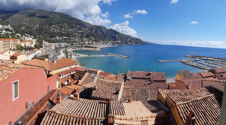 Mon Petit Paradis Avec Vue Mer Imprenable - Menton