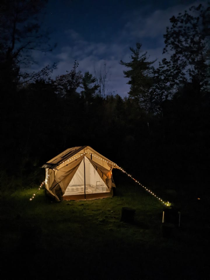 Cozy Tent Cabin In Brunswick - Maine