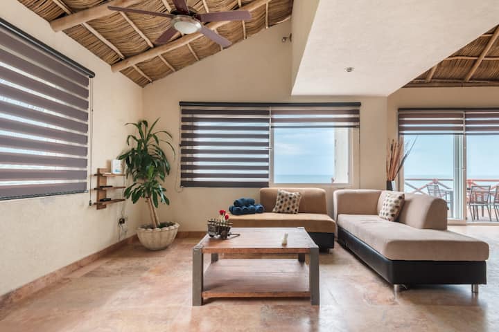 Depa Con Vista Al Mar, Condominio Con Alberca - Sayulita