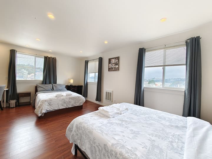 546d - Large Master Bedroom W/ Private Bath Fits 4 - Brisbane, CA