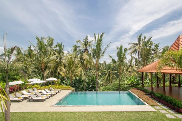 Cozy #55 Resort With Infinity Pool W/ Valley View - Ubud