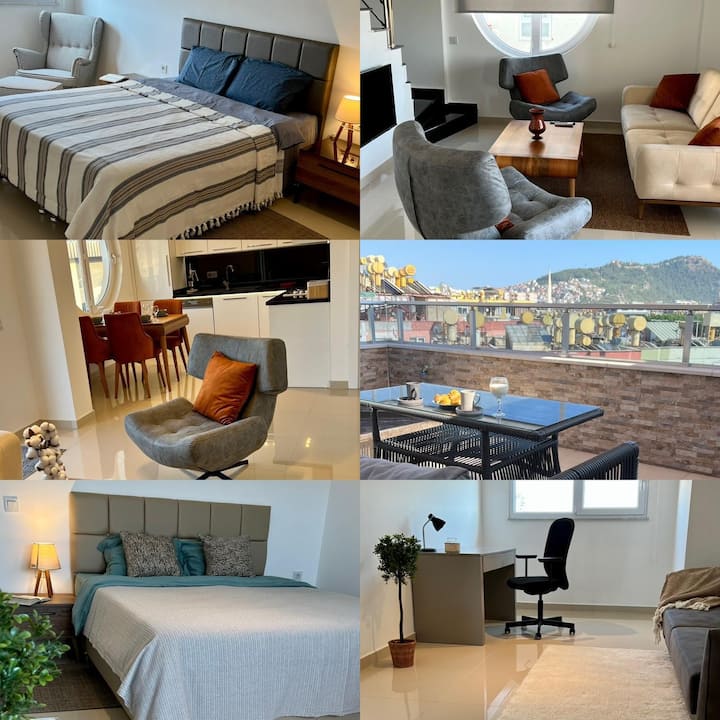 4-к квартира + бассейн Клеопатра, центр - Alanya