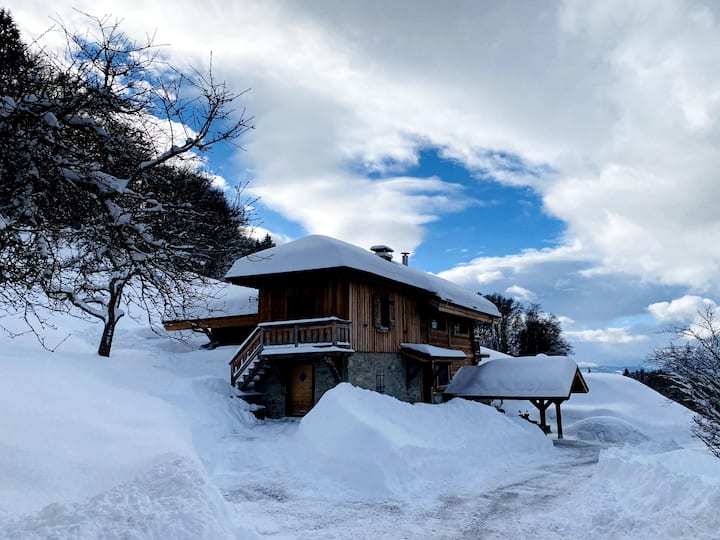 Chalet Du Four, Au Calme , Vue Sur Les Montagnes - Morillon