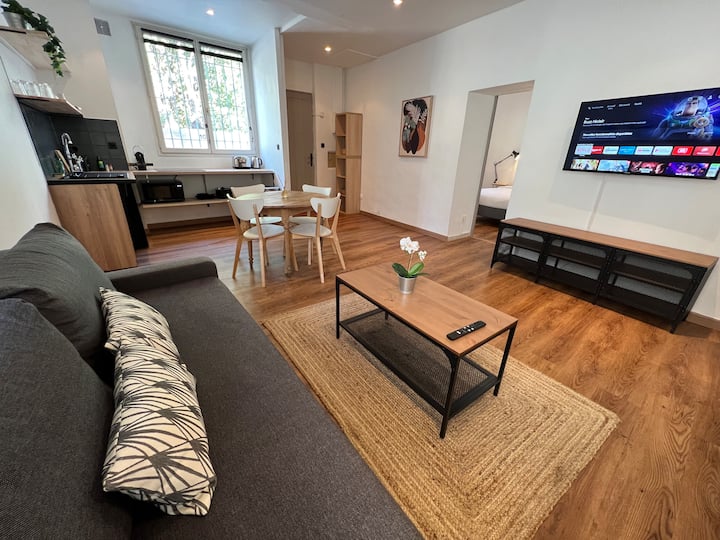 Bel Appartement Rotonde*calme*wifi*clim*smart Tv - Aix-en-Provence