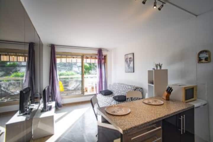 Studio Dans Belle Résidence Parking Et Piscine - Nice