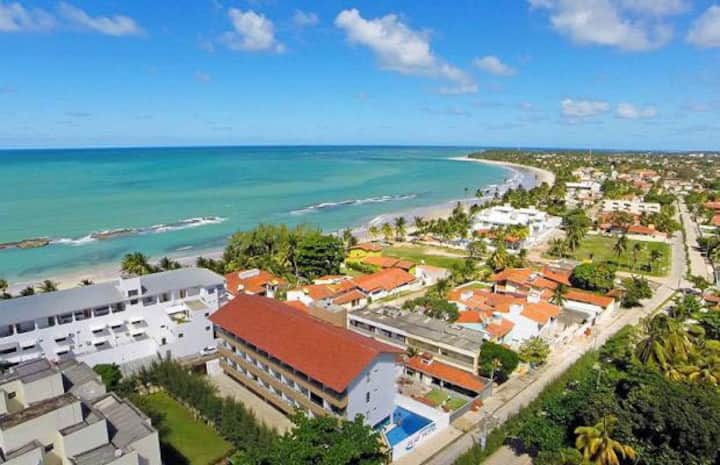 Praia Dos Carneiros - Flat Hotel Apto Completo - Praia dos Carneiros