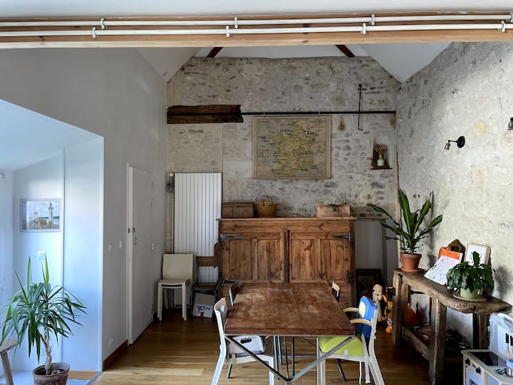 Grange Rénovée Au Coeur De Montlouis - Montlouis-sur-Loire