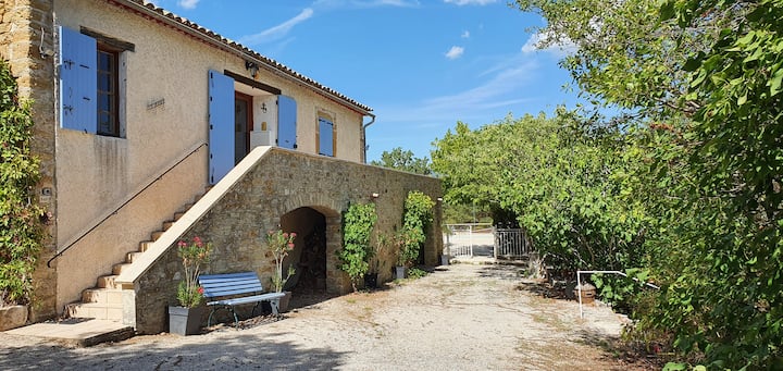 Mas Provençal Avec Piscine Et Tennis - Banon