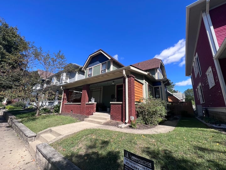 Historic Talbott Street Home-hot Tub And Fire Pit! - Broad Ripple, IN