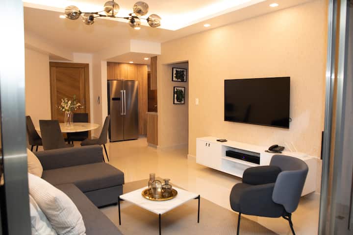 Hermoso Apartamento, Seguro Y Céntrico. - Santo Domingo