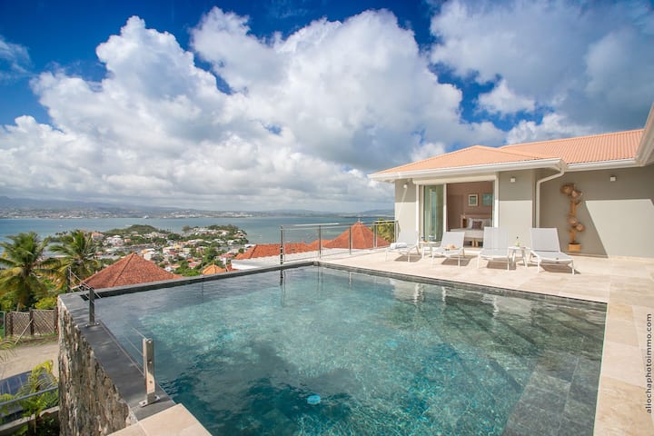 Magnifique Villa Tangarane 2, Vue Mer Des Caraïbes - Les Anses-d'Arlet