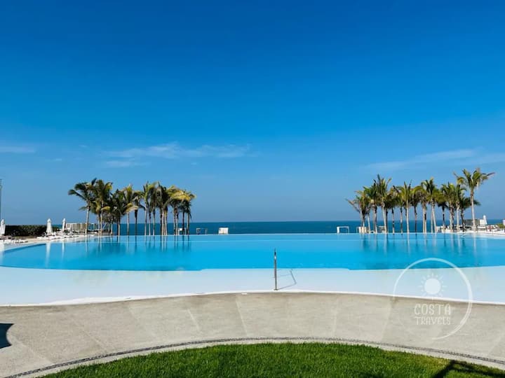 Beach Front Apartment, On The Ground Floor - Nuevo Vallarta