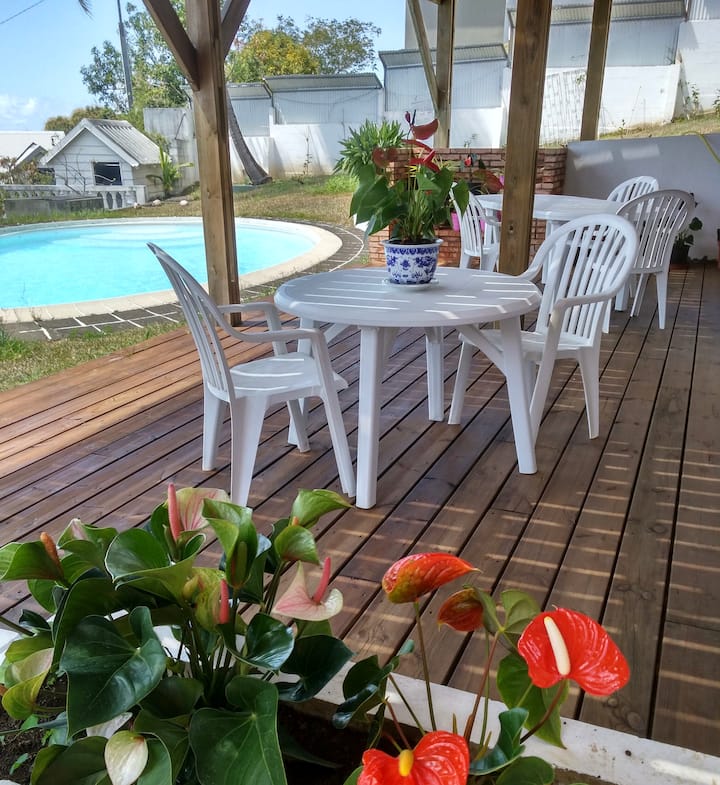 Belle Villa Avec Piscine - Saint-Denis, La Réunion