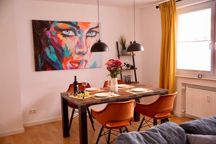 Stilvolles Appartement | Messe | Rü | Innenstadt - Germany