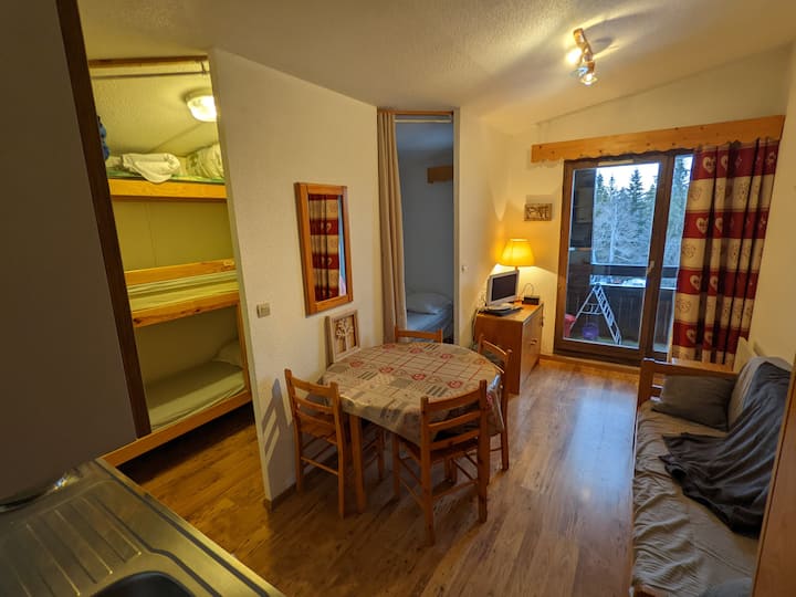 Appartement 4 Pers Avec Balcon Au Centre Village - Les Rousses