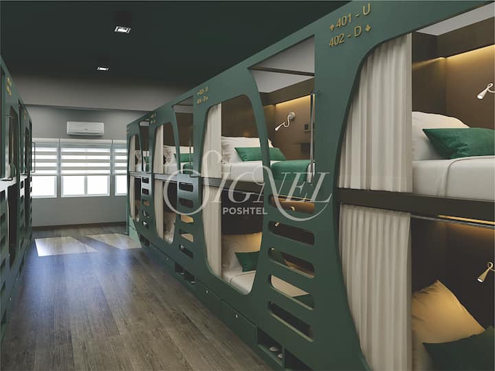 Let's Bunk | Mixed Dorm Room | City View - Kota Kinabalu