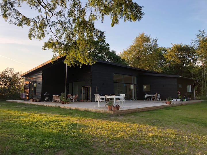 Træhus Med Egen Skov Ved Odense Å - Odense