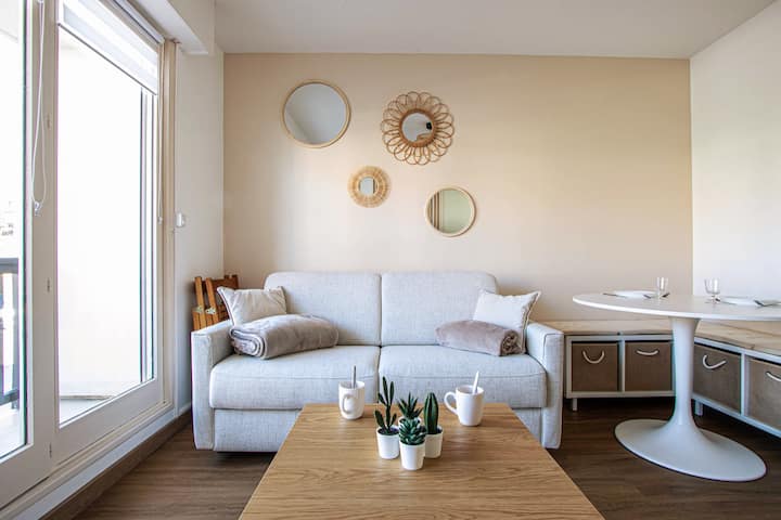 Les Acacias -  Appartement Cosy - Plage à 10 Min - ibis Styles Deauville Villers Plage