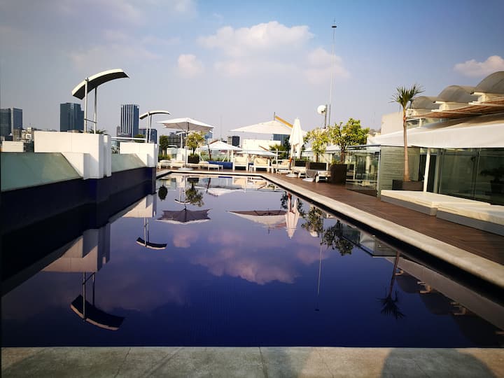 Lovelyapartment, Best Location Amazingrooftop Pool - Mexico City