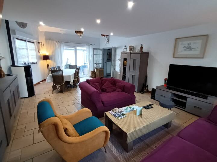 Grande Maison Familiale 300 M Plage Et Du Centre. - Sangatte