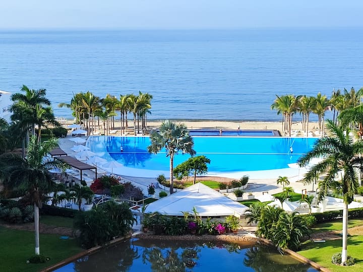 Departamento Lujoso A Pie De Playa Puerto Vallarta - Nuevo Vallarta