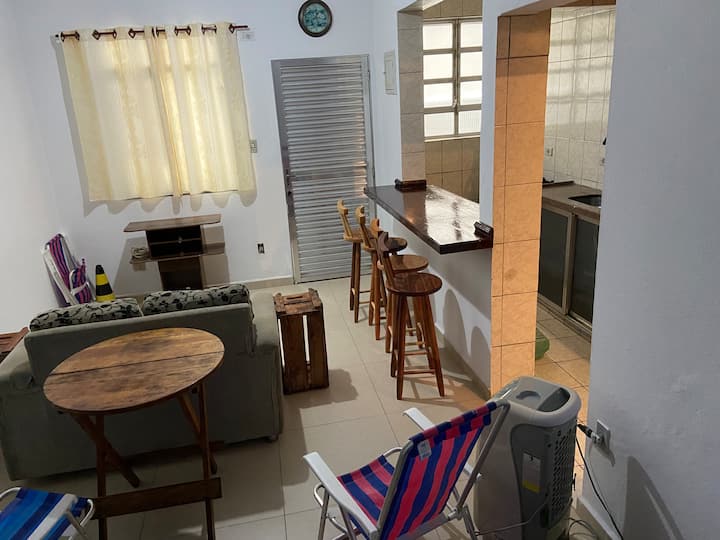 Kitnet/loft Pé Na Areia Boqueirão/guilhermina - Santos
