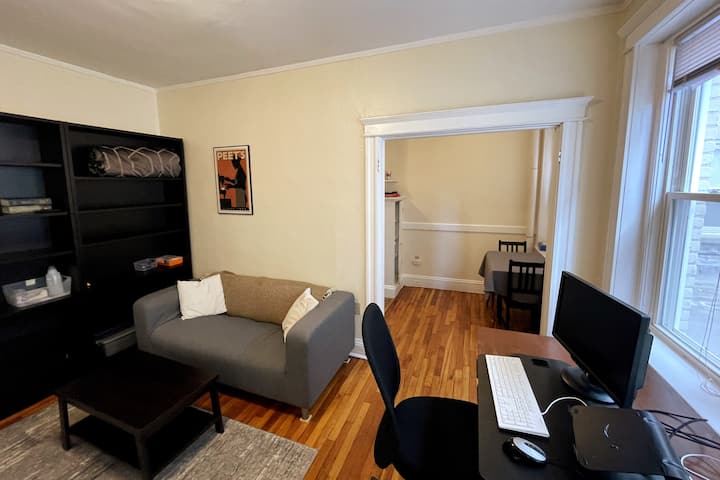 Quiet, Sunny Studio, Directly On The T - Waltham, MA