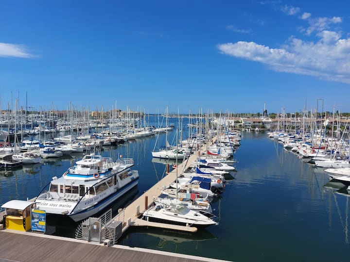 Appartement Vue Mer Et Marina - Agde