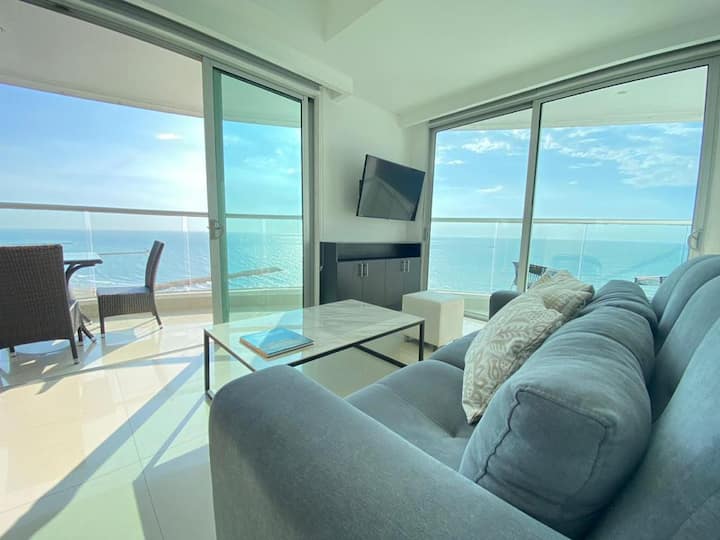 3 Br Apartment Ocean View - Cartagena