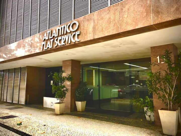 Apart Hotel Com Varanda Na Praia De Copacabana - Rio de Janeiro